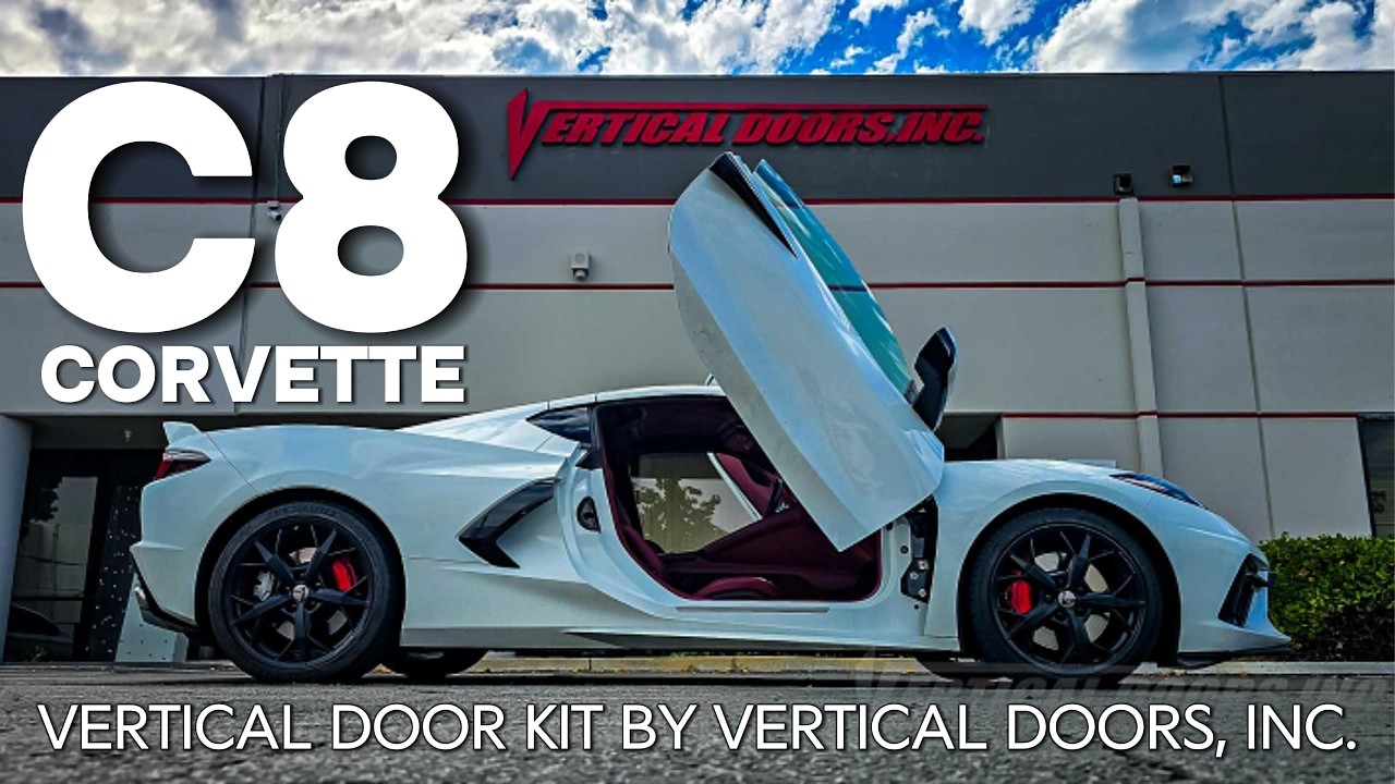Gregory's Chevy Corvette C8 with a new Vertical Doors Kit installed by ...
