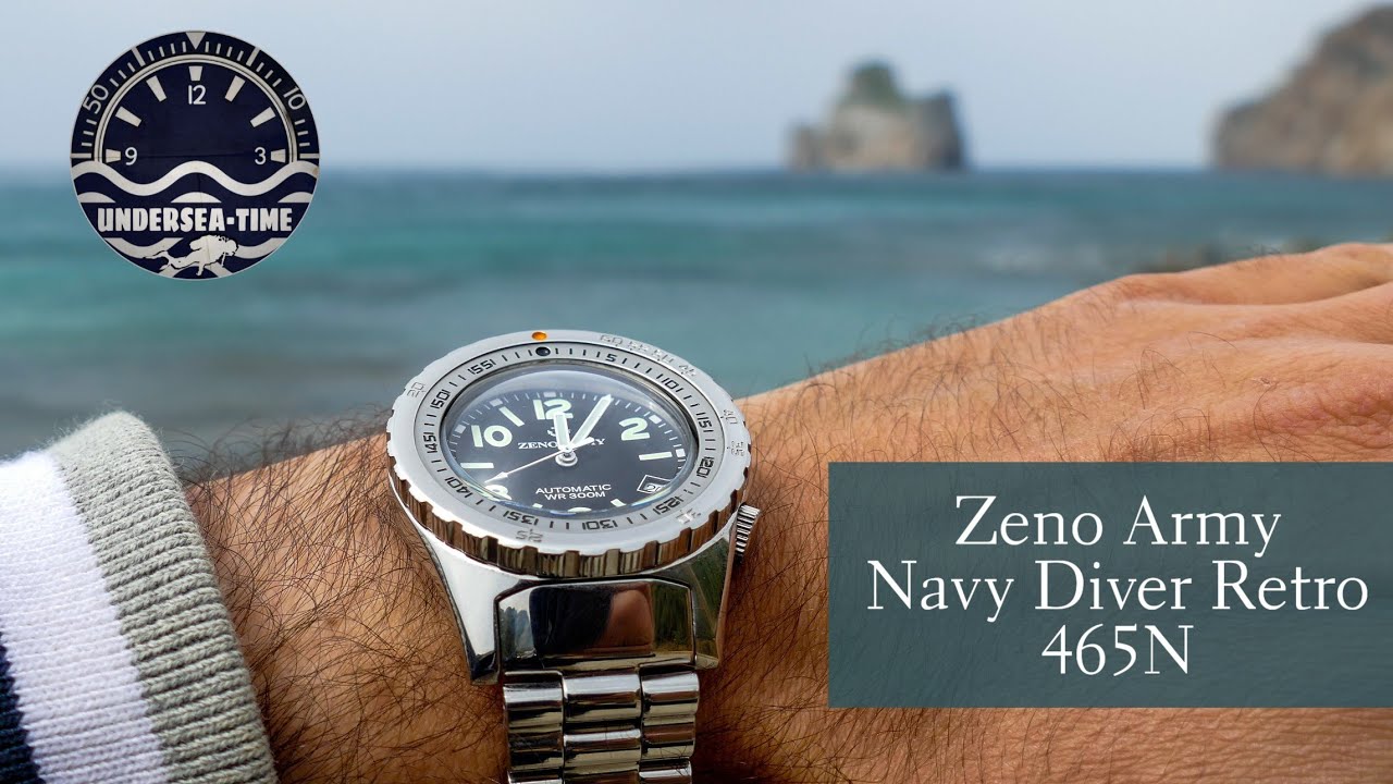Zeno Navy Diver Retro 465N. Un tuffo nel passato!#vintage #diver # ...