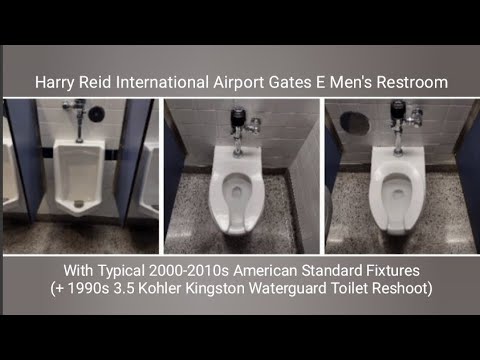 Harry Reid International Airport Gates E Men's Restroom With American ...