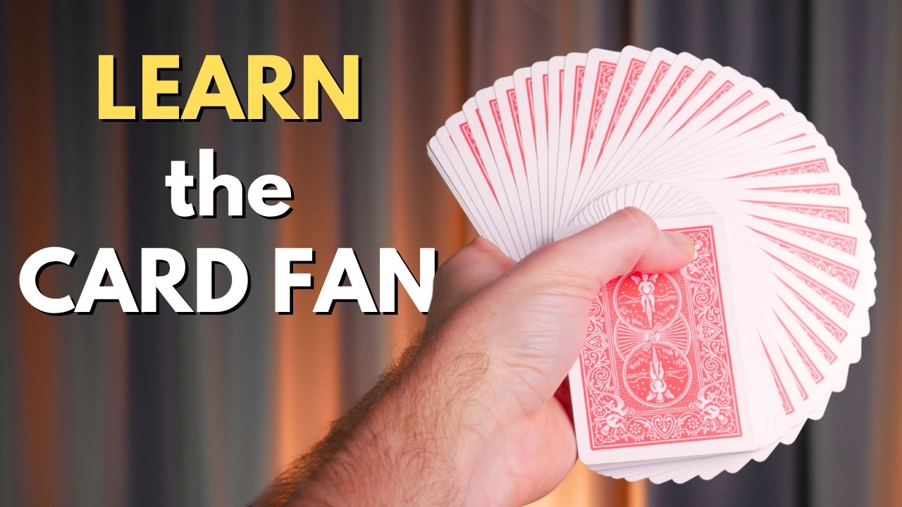 How To Fan & Thumb Fan Cards Like a Pro (Easy Tutorial) - YouTube