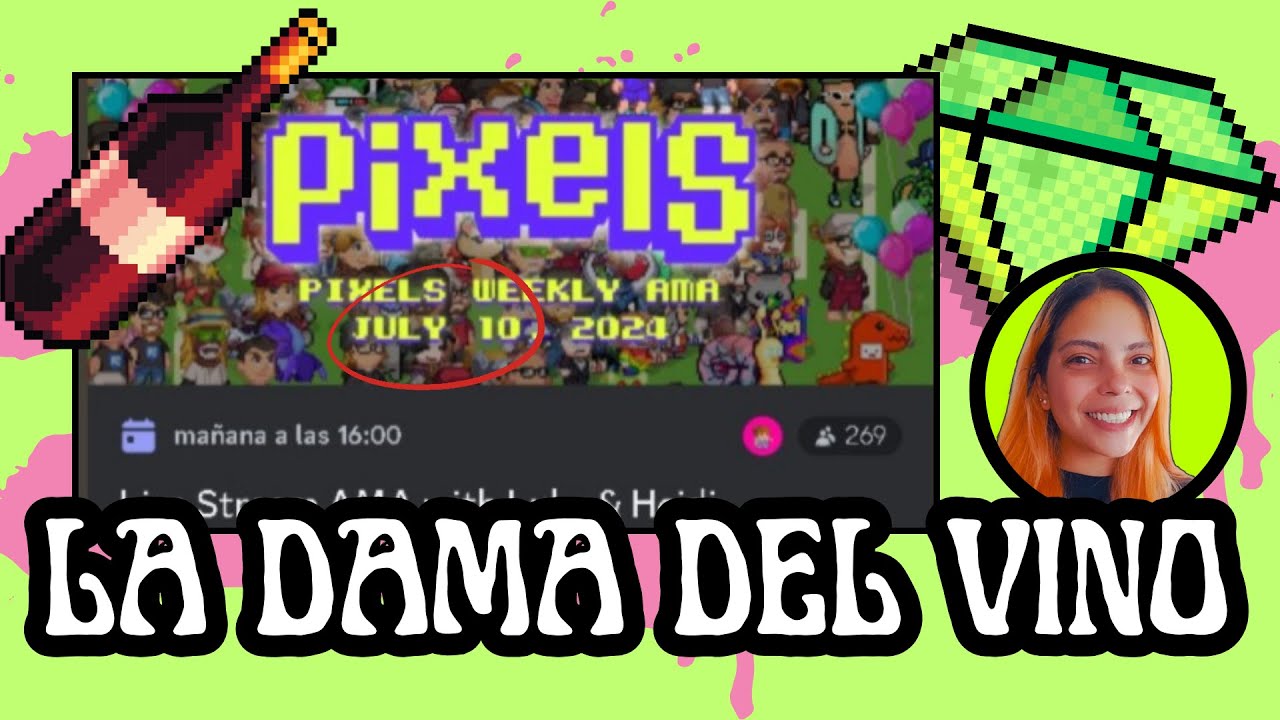 👉 PIXELS 💎 | LA BUSQUEDA DEL VIP 🤷‍♀️ | LA DAMA DEL VINO 🍷 ...