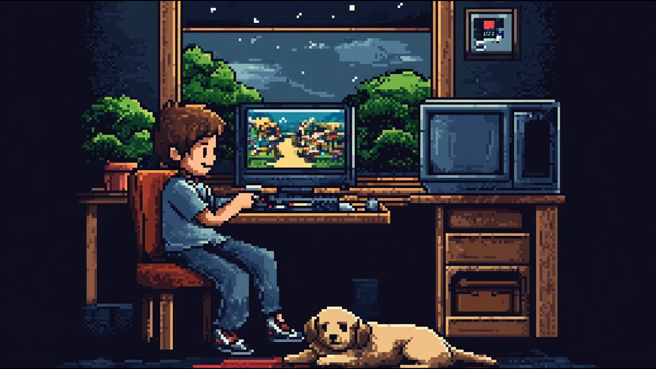 Gaming Vibe, Step Back Into..... (Retro Gaming Ambient Music) - YouTube