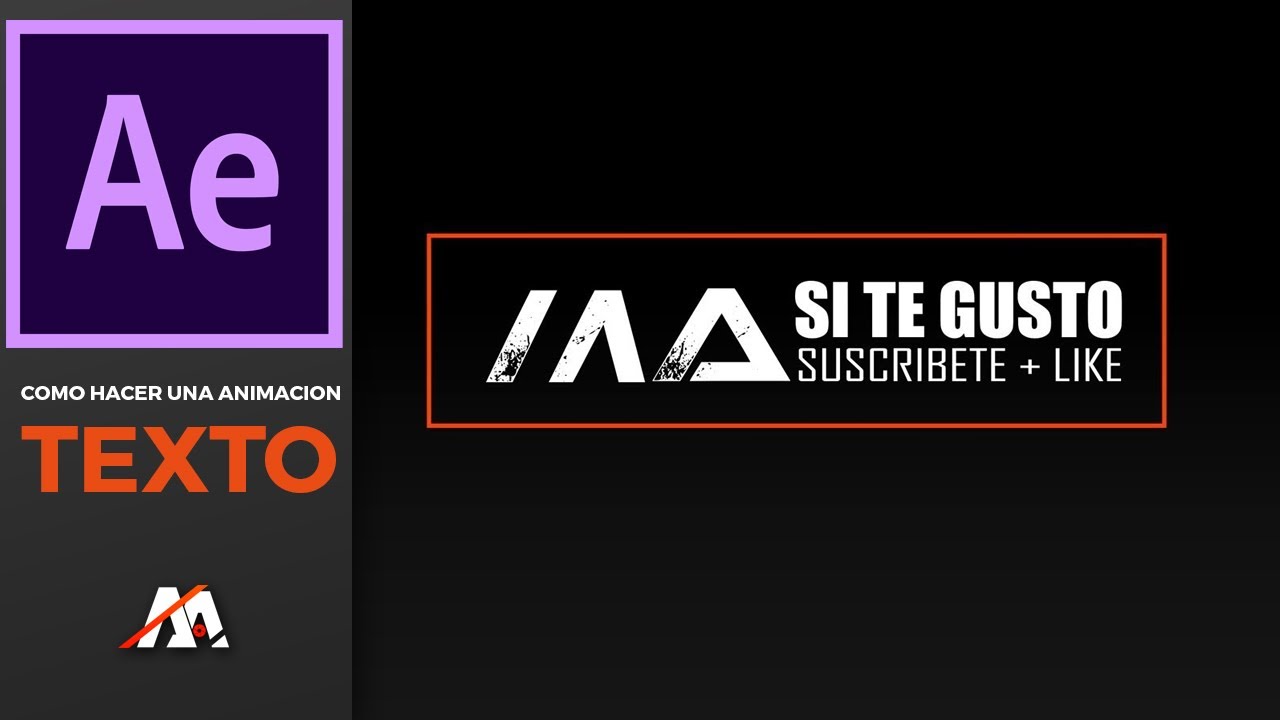 Como Hacer Una Animacion de Texto Simple || Tutorial After Effects ...