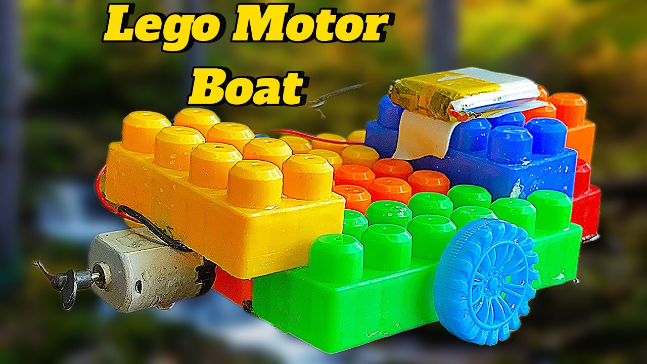 How To Make A Mini Motor Boat Out Of Legos - YouTube