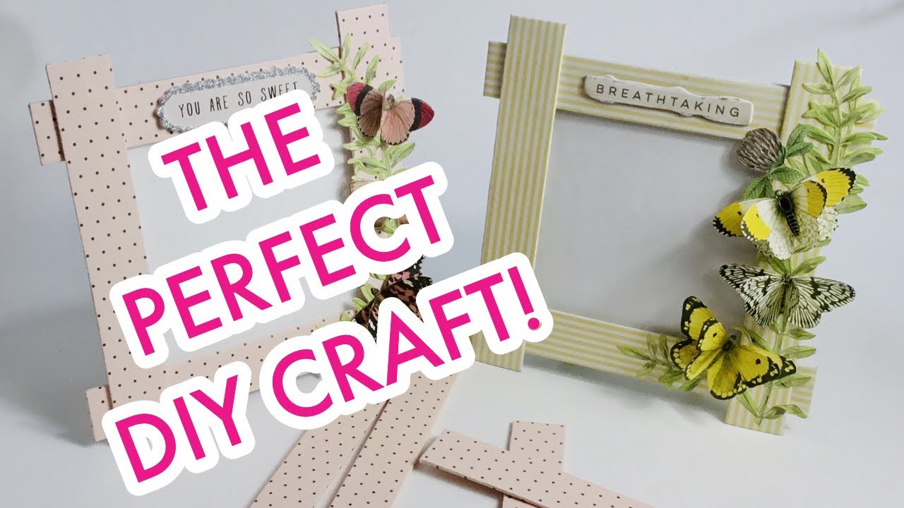 EASY PHOTO FRAME DIY IDEAS/ Make Your Own Photo Frame/ Fun Easy DIY ...