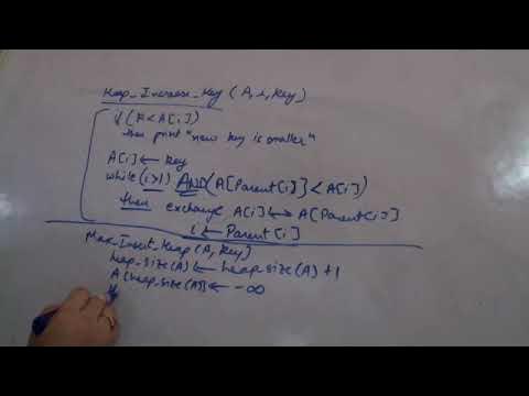 DS 1.10 Heap data structure_insertion in a heap. Deletion in a heap ...