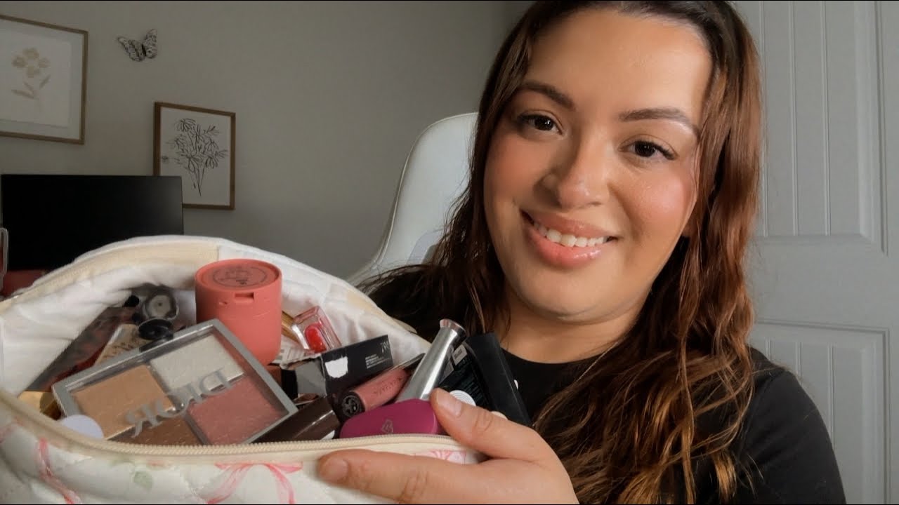 ASMR| Doing your makeup for your Spring Formal 🌼🌸💄- (camera sounds, rummaging & personal ...