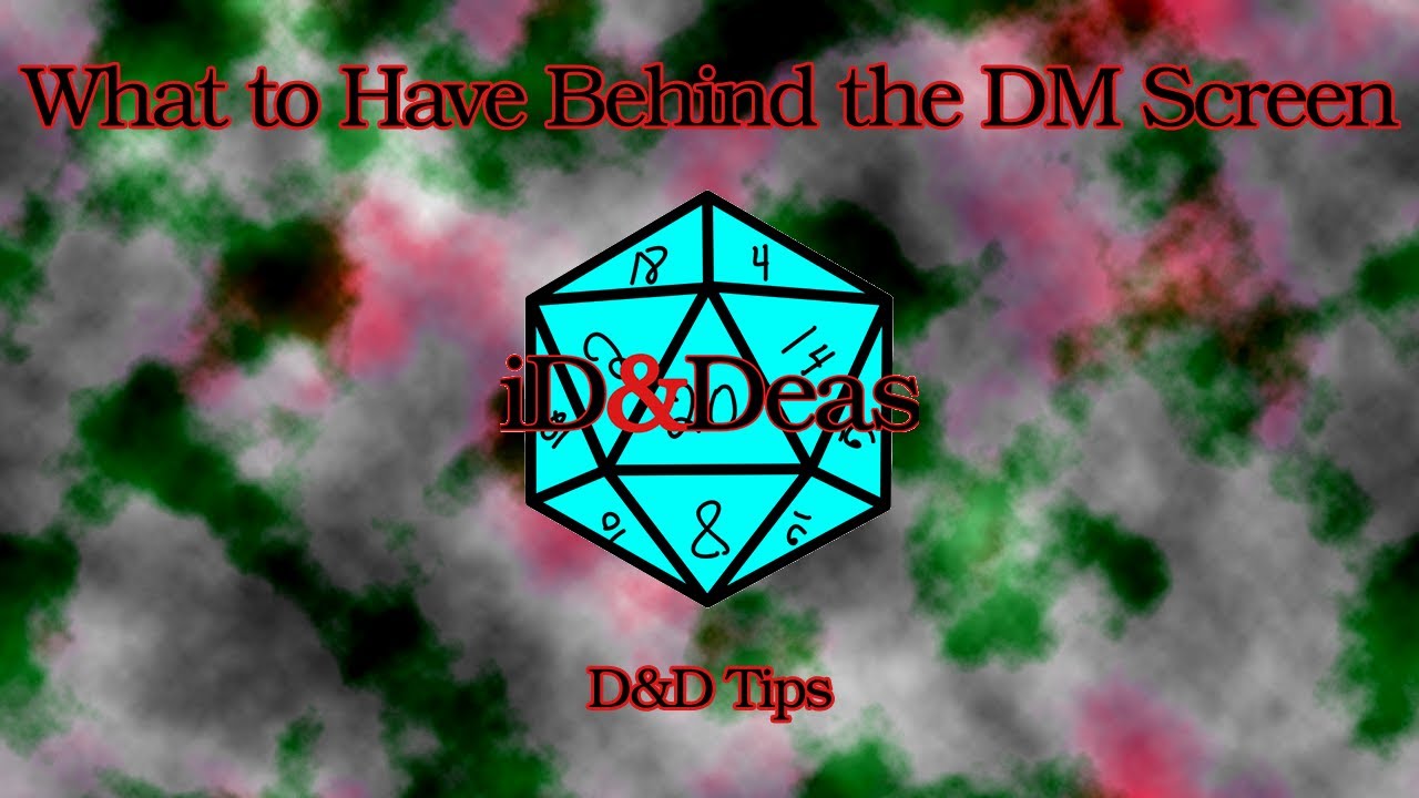 What to Have Behind the DM Screen | D&D Tips - YouTube