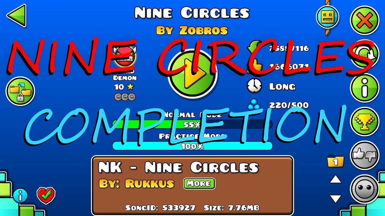 GD | Nine Circles | Completion - YouTube