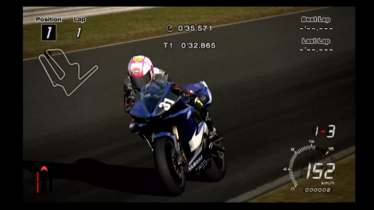 【PS2】Twin Ring Motegi YZF-R6 RM'05 1’55.044【Tourist Trophy】 - YouTube