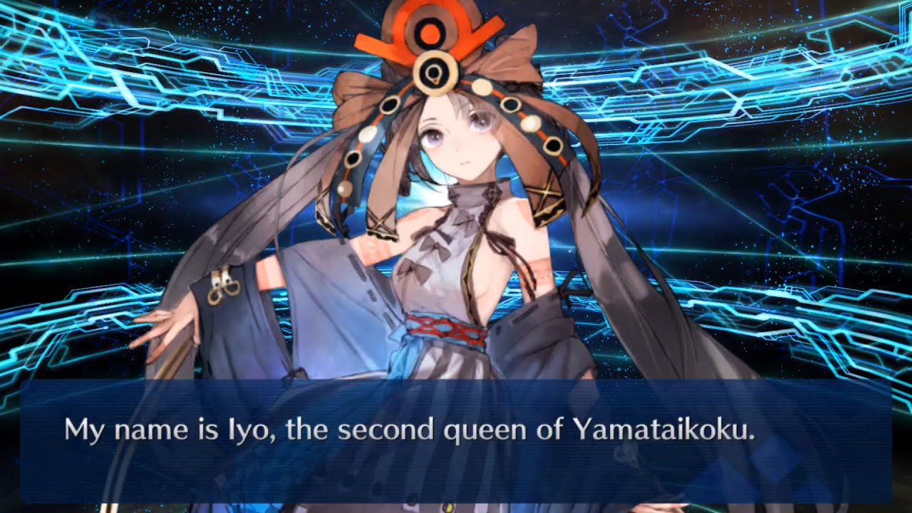 Fate/Grand Order - Iyo Summon Voice line - YouTube