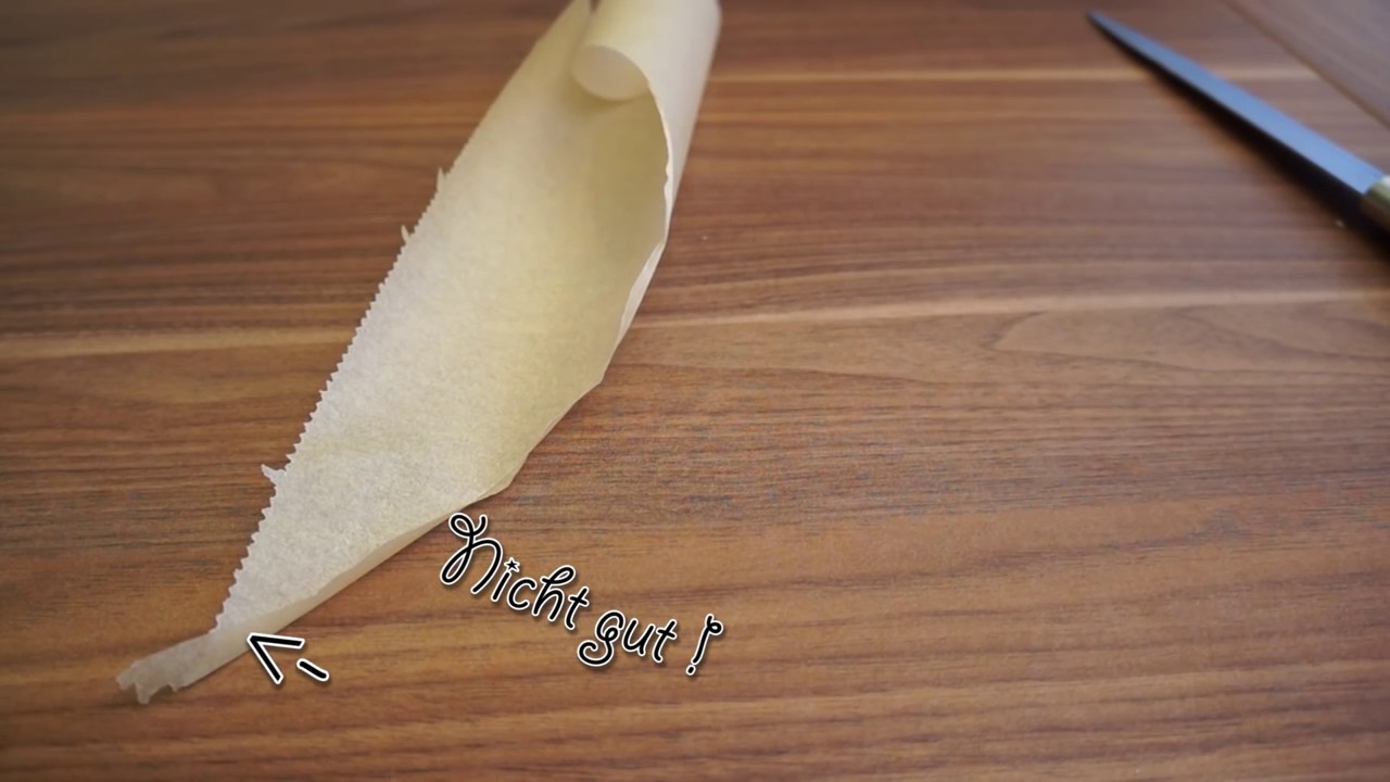 Papier Spritztüten selber machen Spritzbeutel selber herstellen aus ...