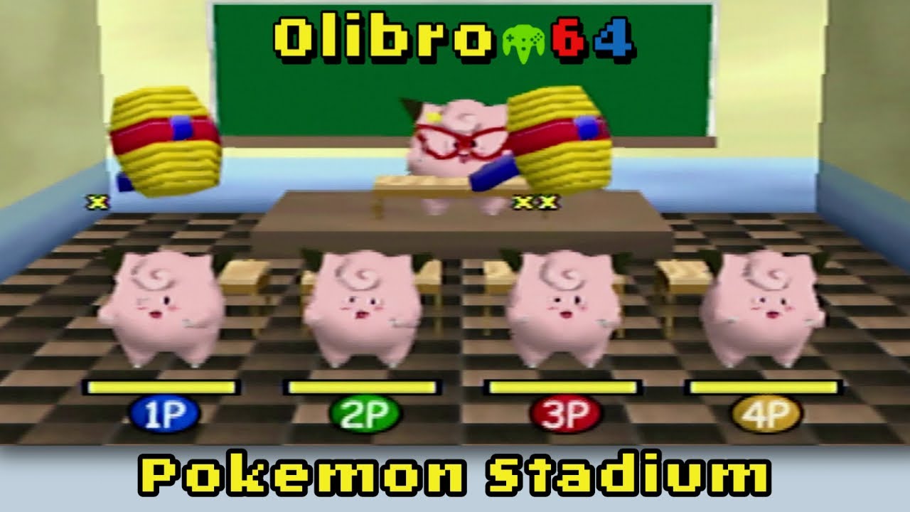 I rage quit the clefairy mini game! (Pokemon Stadium) - YouTube