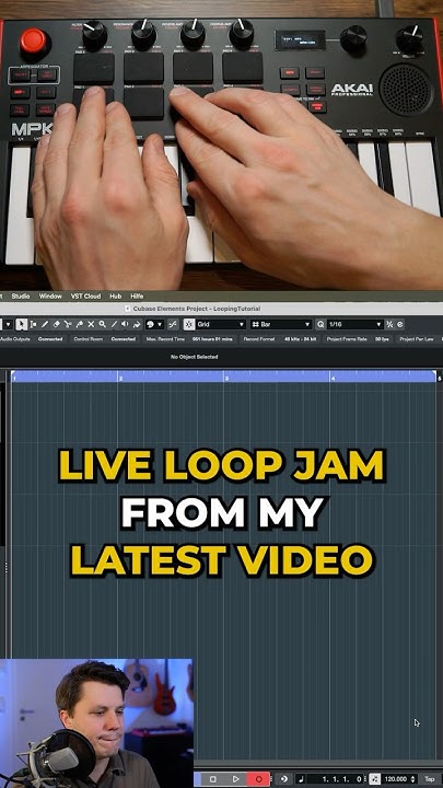 Live Loop Jam with the Akai MPK Mini Play & Cubase - YouTube