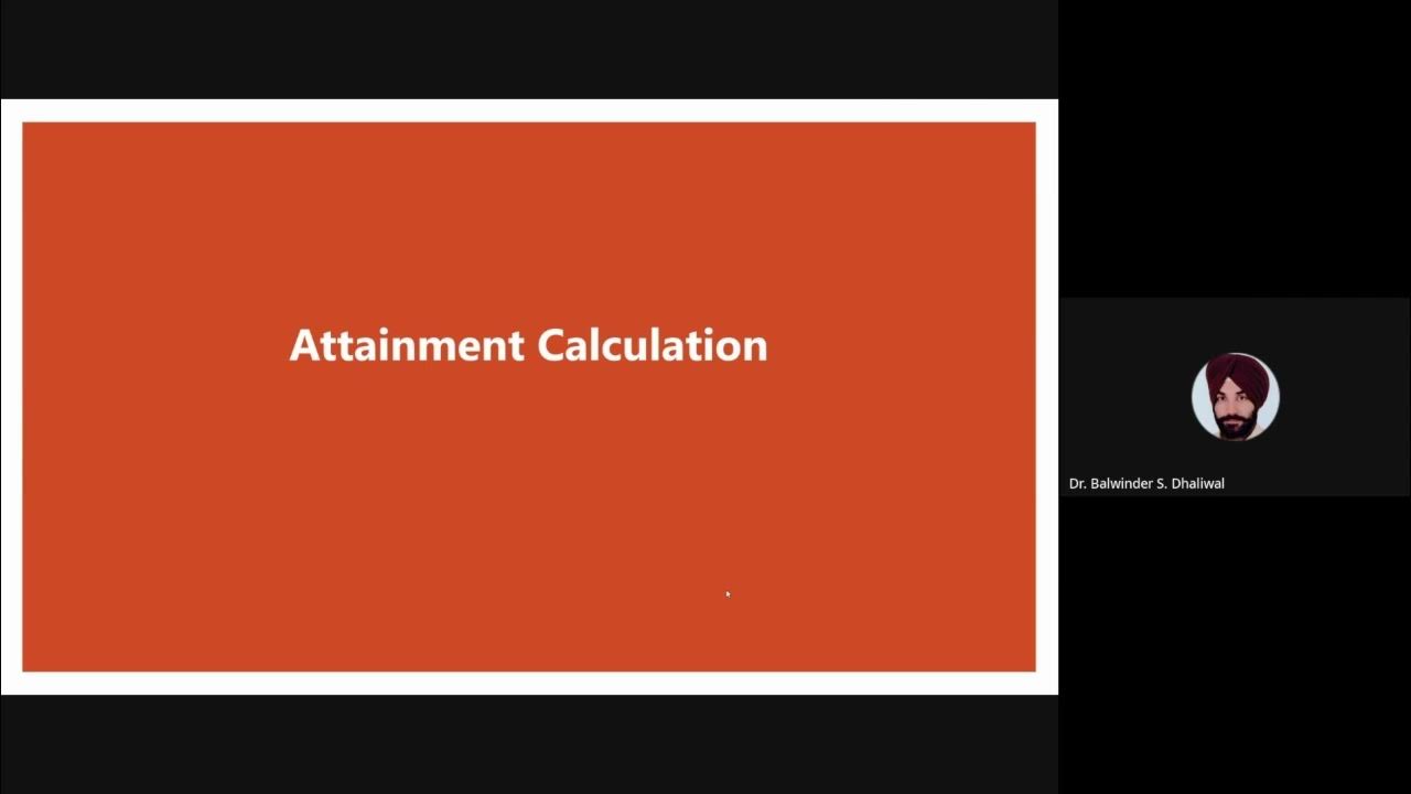 CO PO Attainment Part I by Dr BS Dhaliwal - YouTube