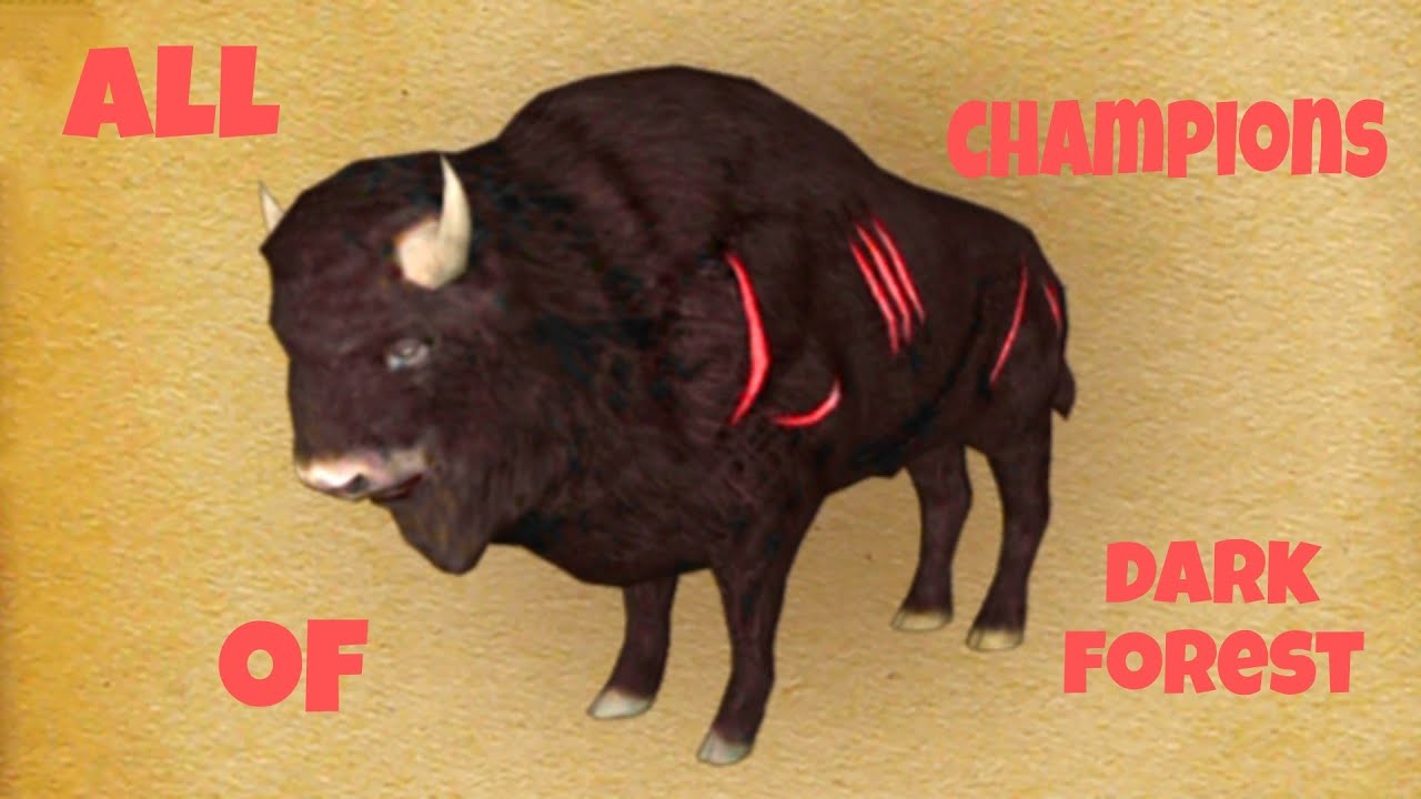 The Wolf - All Champions Of Dark Forest Map 🏆 | Hunting Book - YouTube