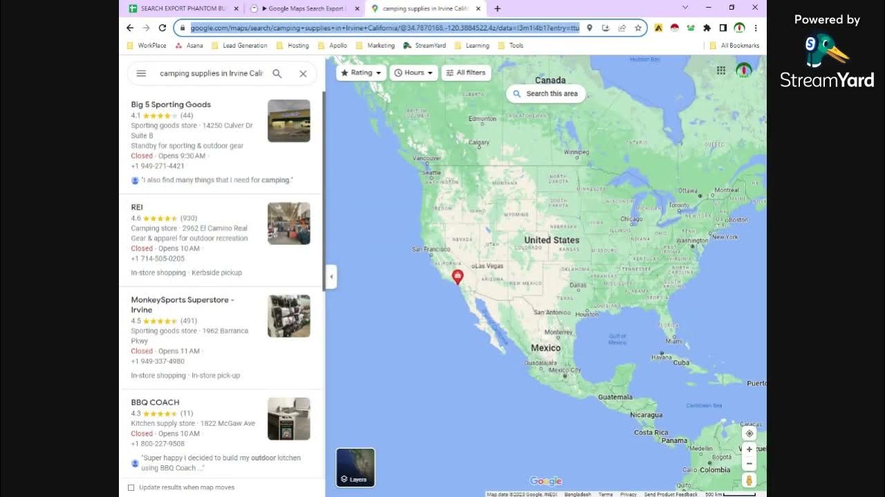 Phantombuster Tutorial: Scraping Google Maps Data Without Spending a Dime - YouTube