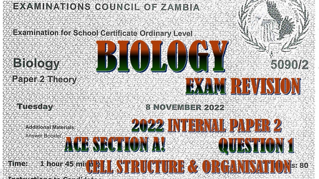 2022 INTERNAL BIOLOGY PAPER 2 QUESTION 1 - YouTube
