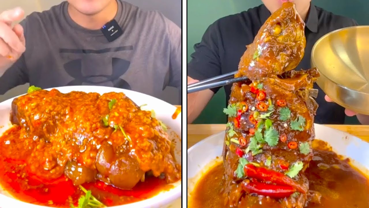 Braised ox trotter and braised fish, so tempting - YouTube