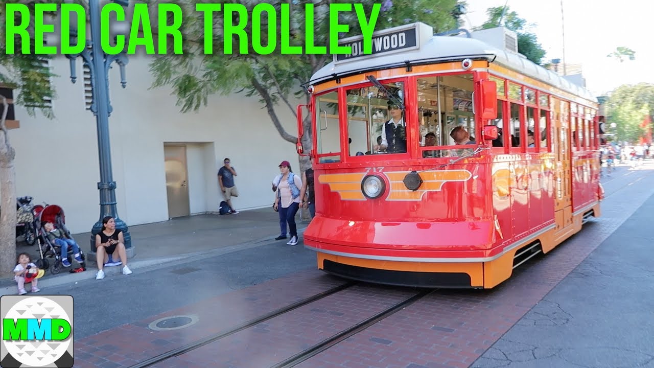 Red Car Trolley - Ride Through - Disney California Adventure 2017 - YouTube