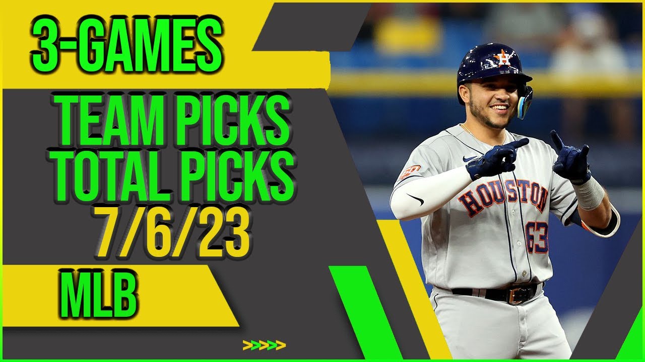 Free Daily MLB Picks 7/6/23 MLB Picks and Predictions Today - YouTube
