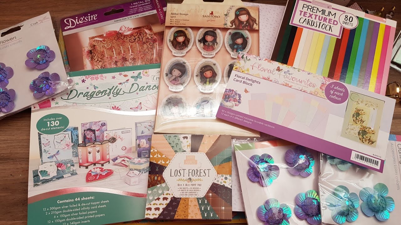 The Range craft haul and my winnings from Mrs stationary and stuff ...