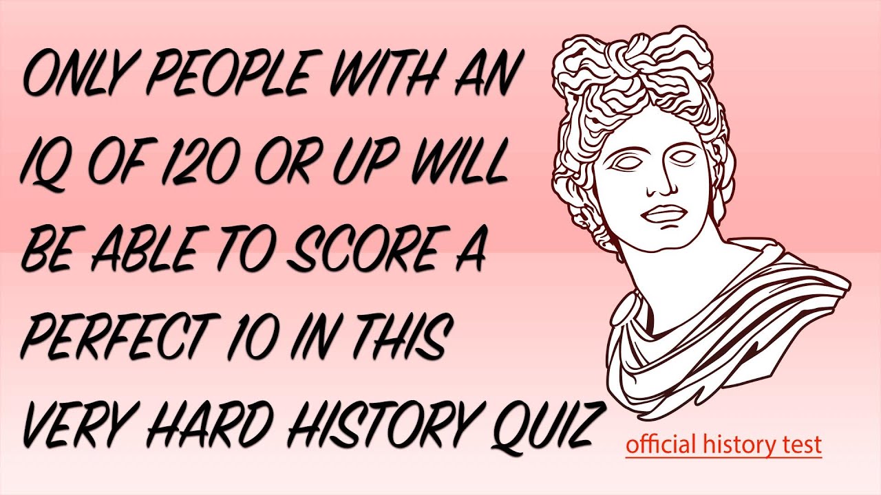 HARD History Quiz - YouTube