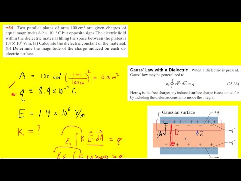 Two parallel plates of area 100 cm - YouTube