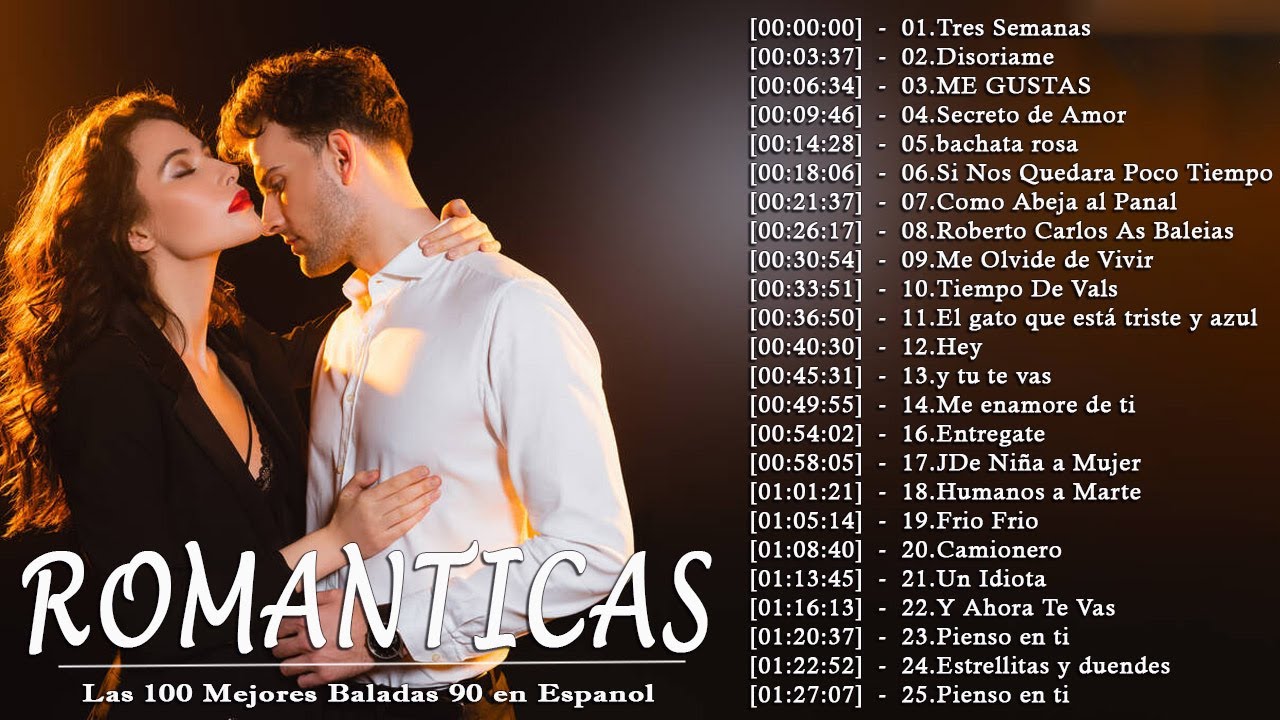 Las 100 Mejores Baladas Romanticas En EspaÑol De Los 80 90 Mix 💘 Musica