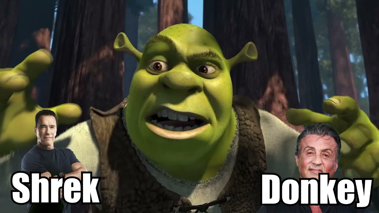 SHREK ACTION MOVIE REBOOT: Arnold as Shrek and Stallone as Donkey - YouTube