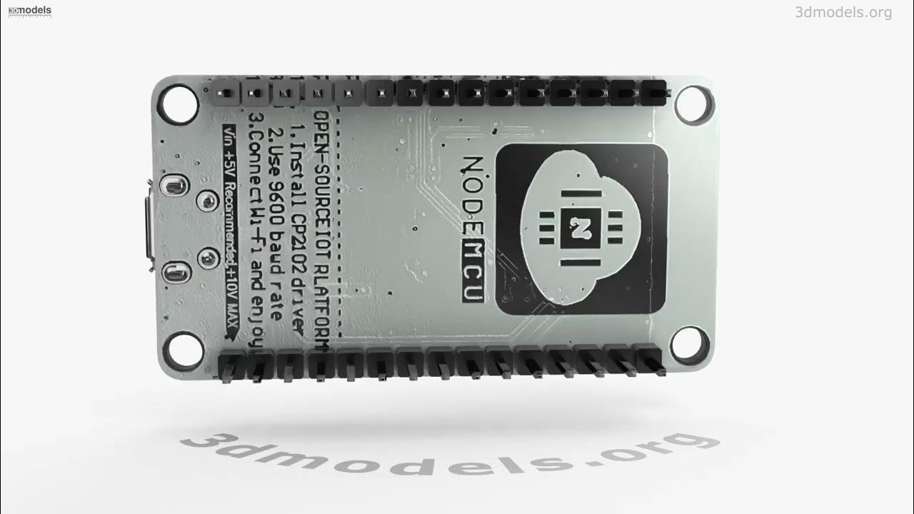 Espressif Microcontroller ESP8266 3D model by 3DModels.org - YouTube