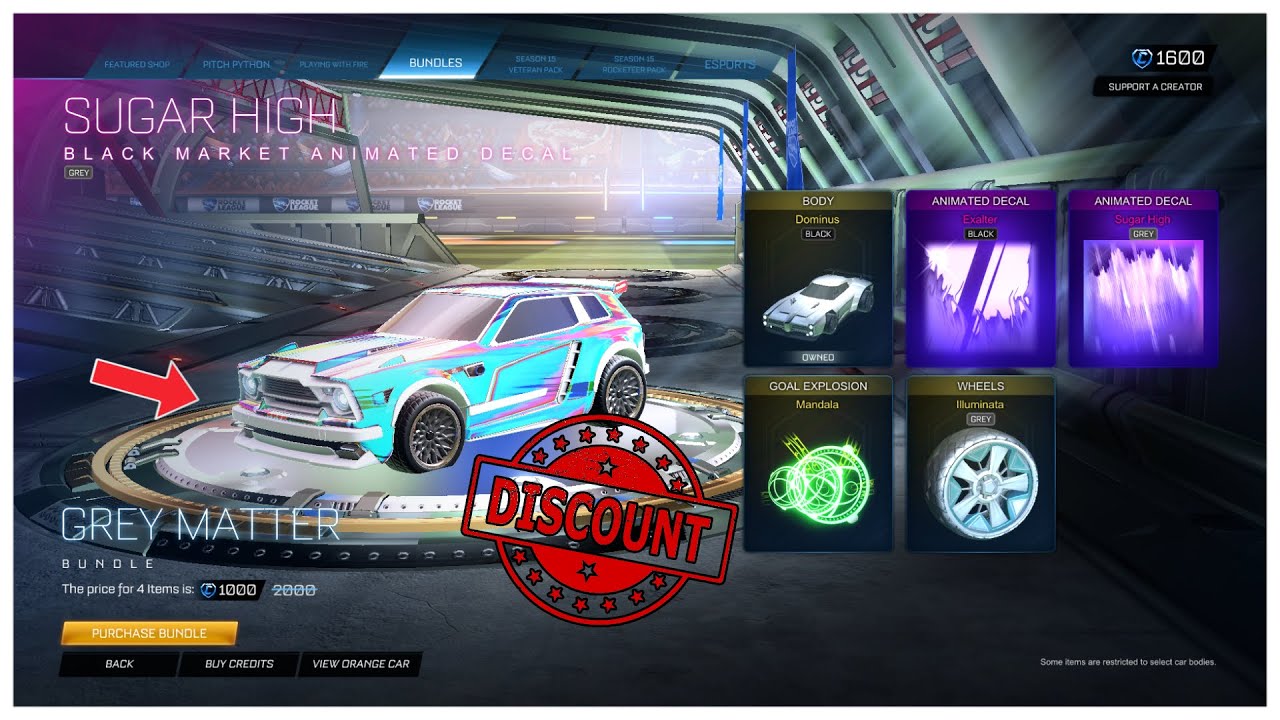 *NEW* DISCOUNTED Season 16 Bundles In Rocket League - YouTube