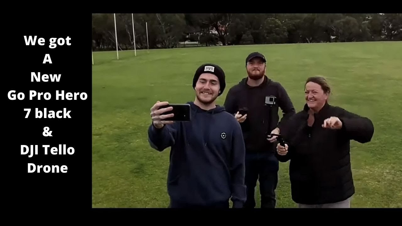 We got a new Go Pro Hero 7 Black and a DJI Tello Drone. - YouTube