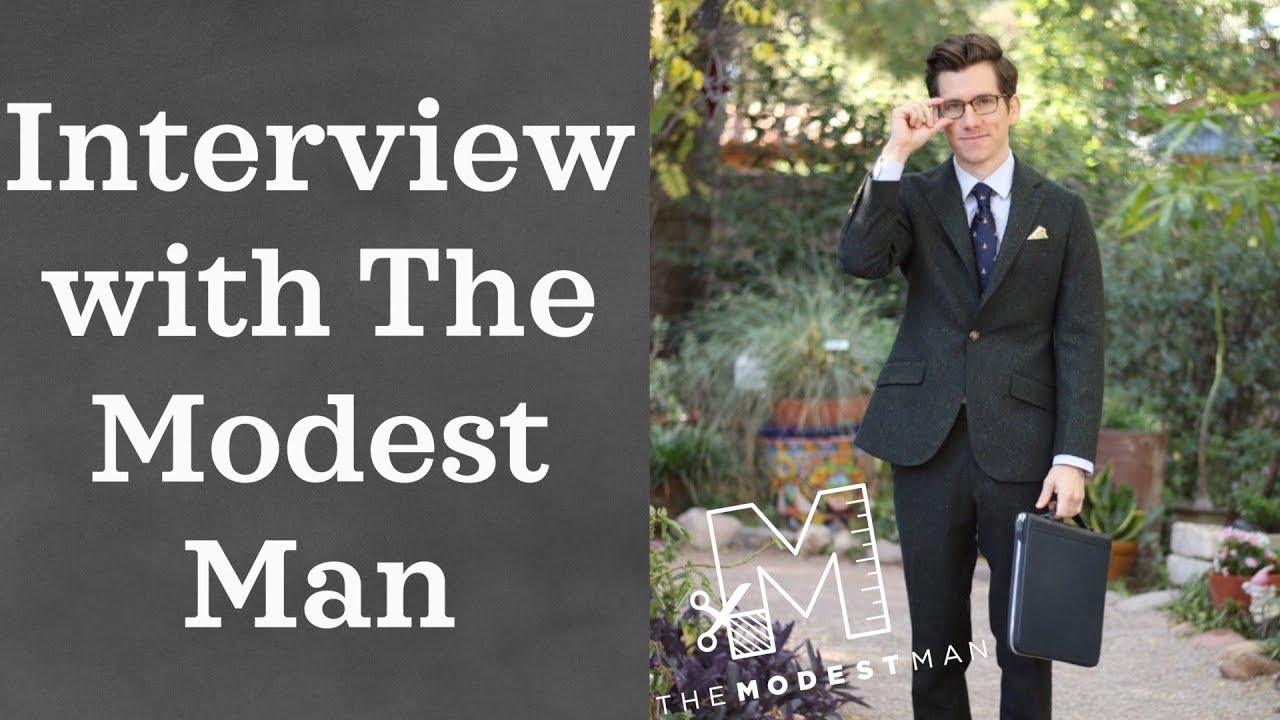 The Modest Man Interview -Dressing as a Short Man, Promoted Products on ...