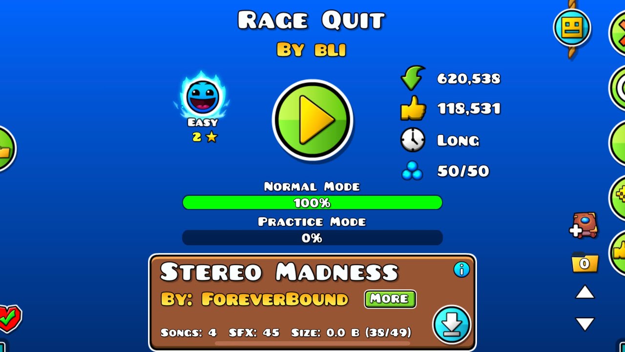 (Geometry Dash) “Rage Quit” 100% (VERY GOOD LEVEL) By BLI - YouTube