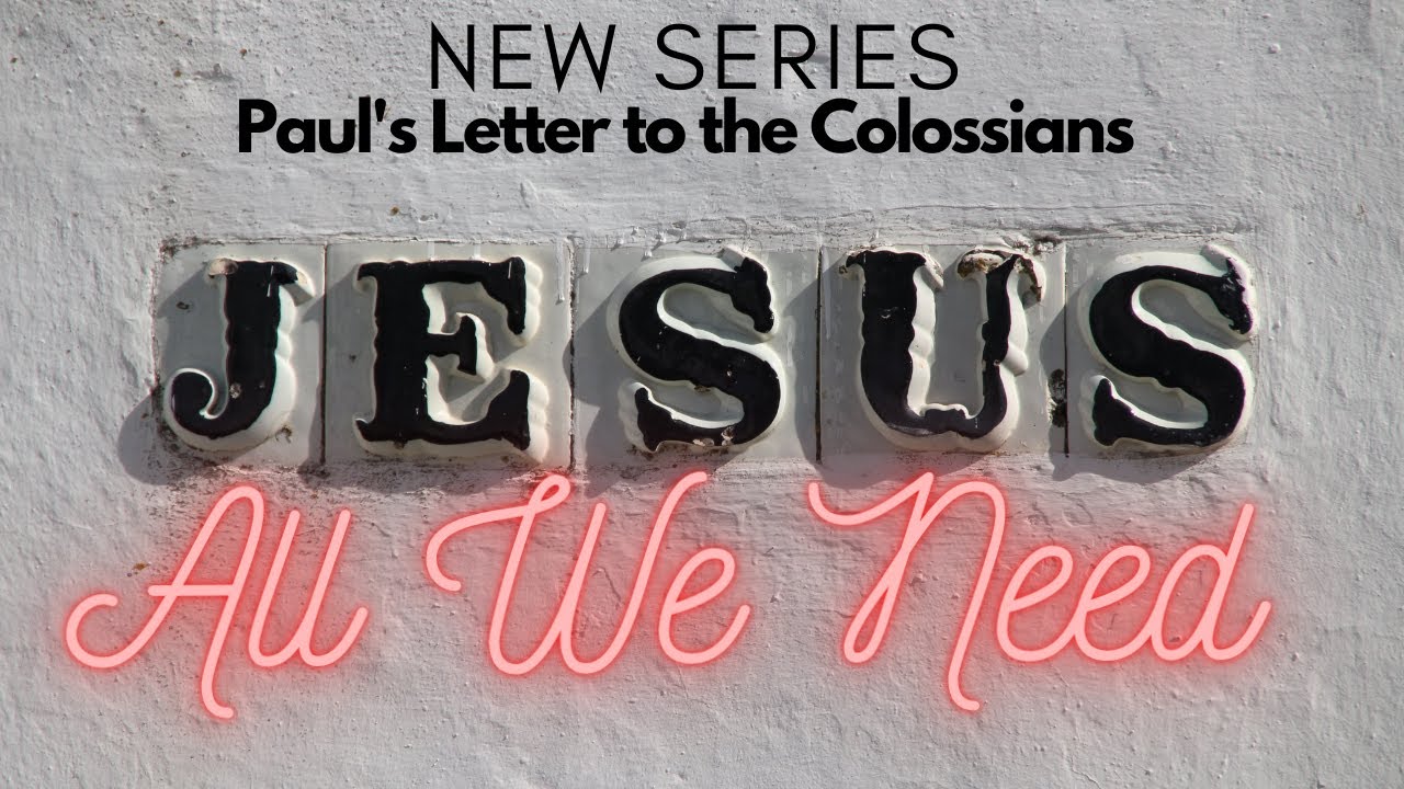 Jesus Is All We Need! - YouTube