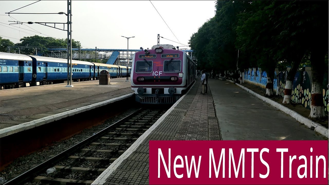 Hyderabad New MMTS Train Interior and Seating|| Lingampalli - Falaknuma ...