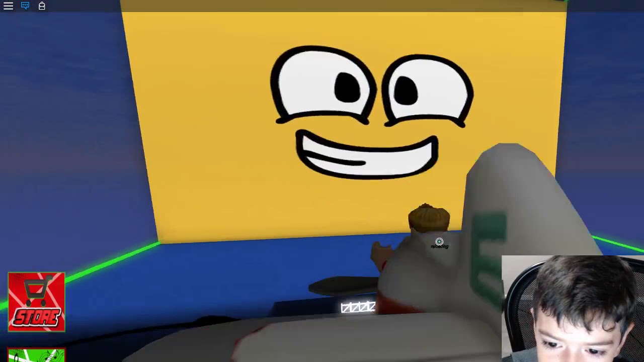 Flying To The Speeding Wall... | Roblox - YouTube