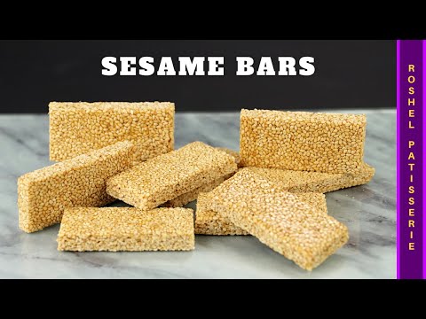 How to Make Sesame Bars| Kosher Pastry Chef - YouTube