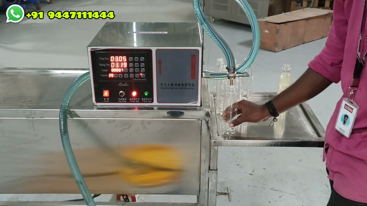 Mini Oil filling machine Portable oil filling machine Table top oil ...