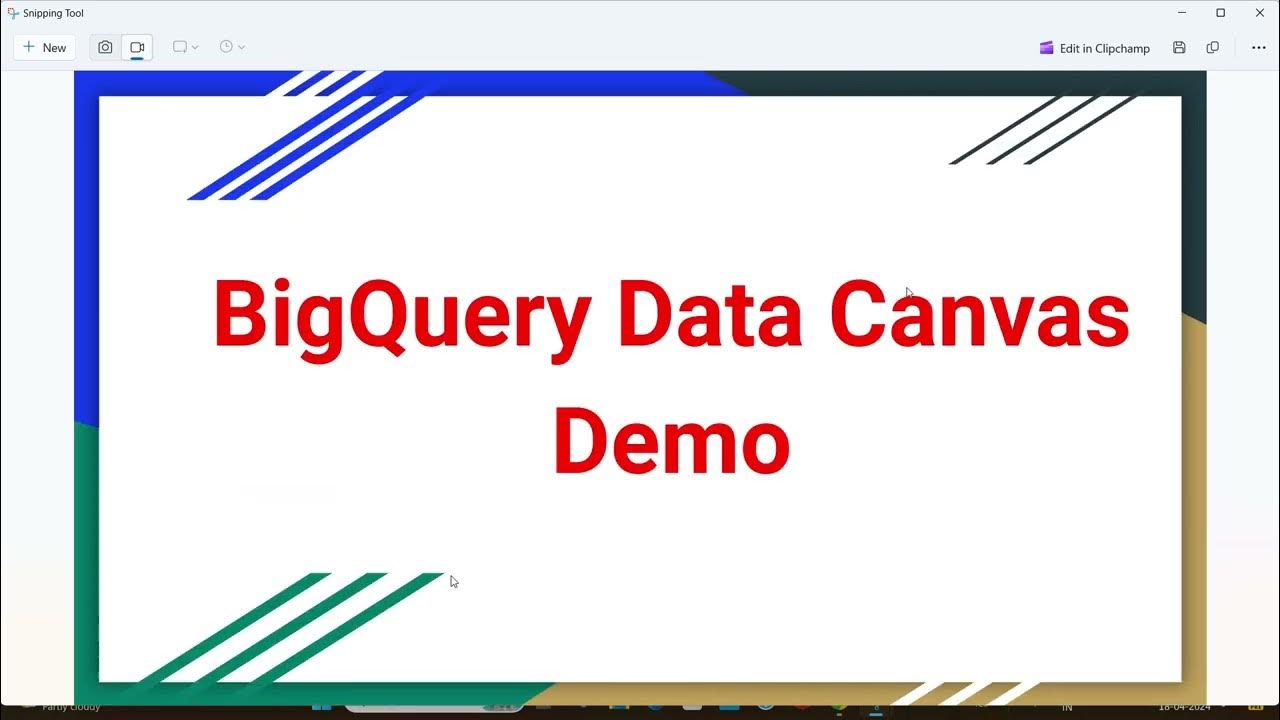BigQuery Data Canvas Demo | No Coding Skills | Google Cloud Platform ...