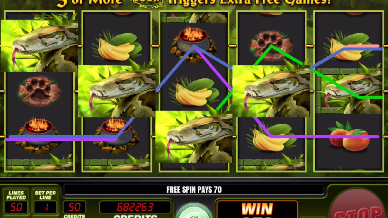 JUNGLE BOOK Video Slot Game with a FREE SPIN BONUS - YouTube