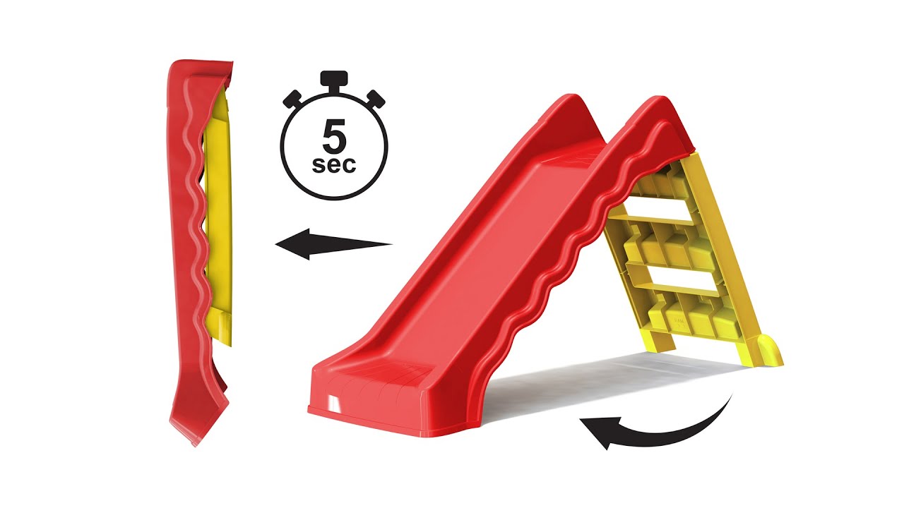 Magic Foldable Kids Slide Ram - YouTube