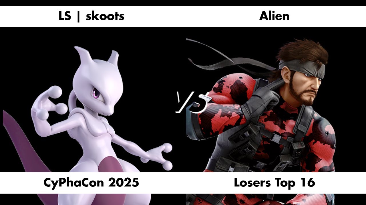CyPhaCon 2025 - LT16: skoots vs. Alien - YouTube