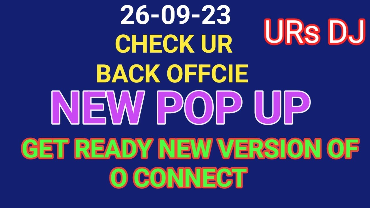 #ONPASSIVE NEW UPDATE...NEW POP UP...NEW VERSION OF O CONNECT... MUCH ...