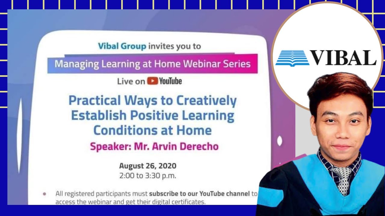 VIBAL WEBINAR UPDATE | PRACTICAL WAYS TO CREATIVELY ESTABLISH POSITIVE ...