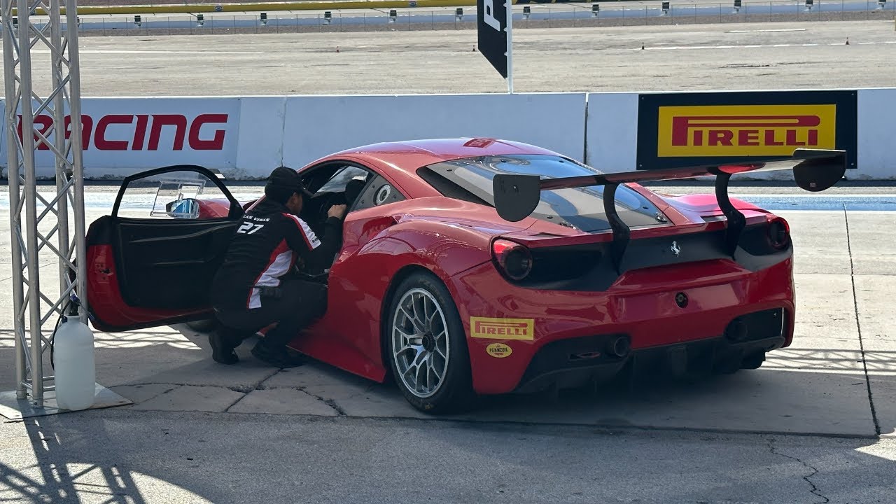 Dream Racing Las Vegas Ferrari 488 GT EVO First Time - YouTube