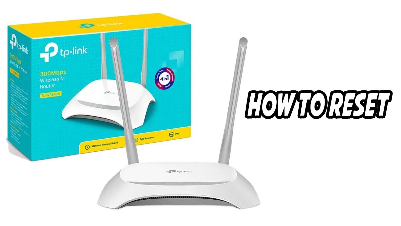 How To Reset TP Link B2AE Router - YouTube