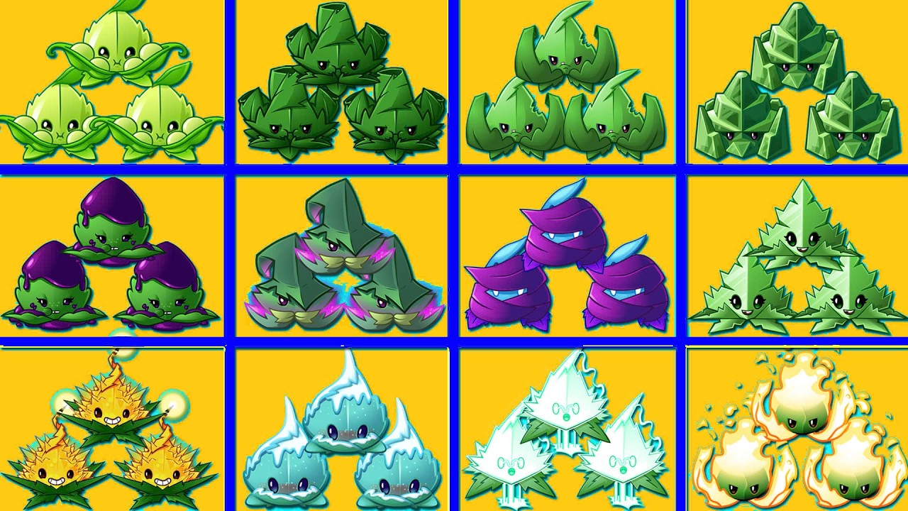 12 Best MINT Plants VS All Zombies - Who Will Win? - Pvz 2 Plant vs ...