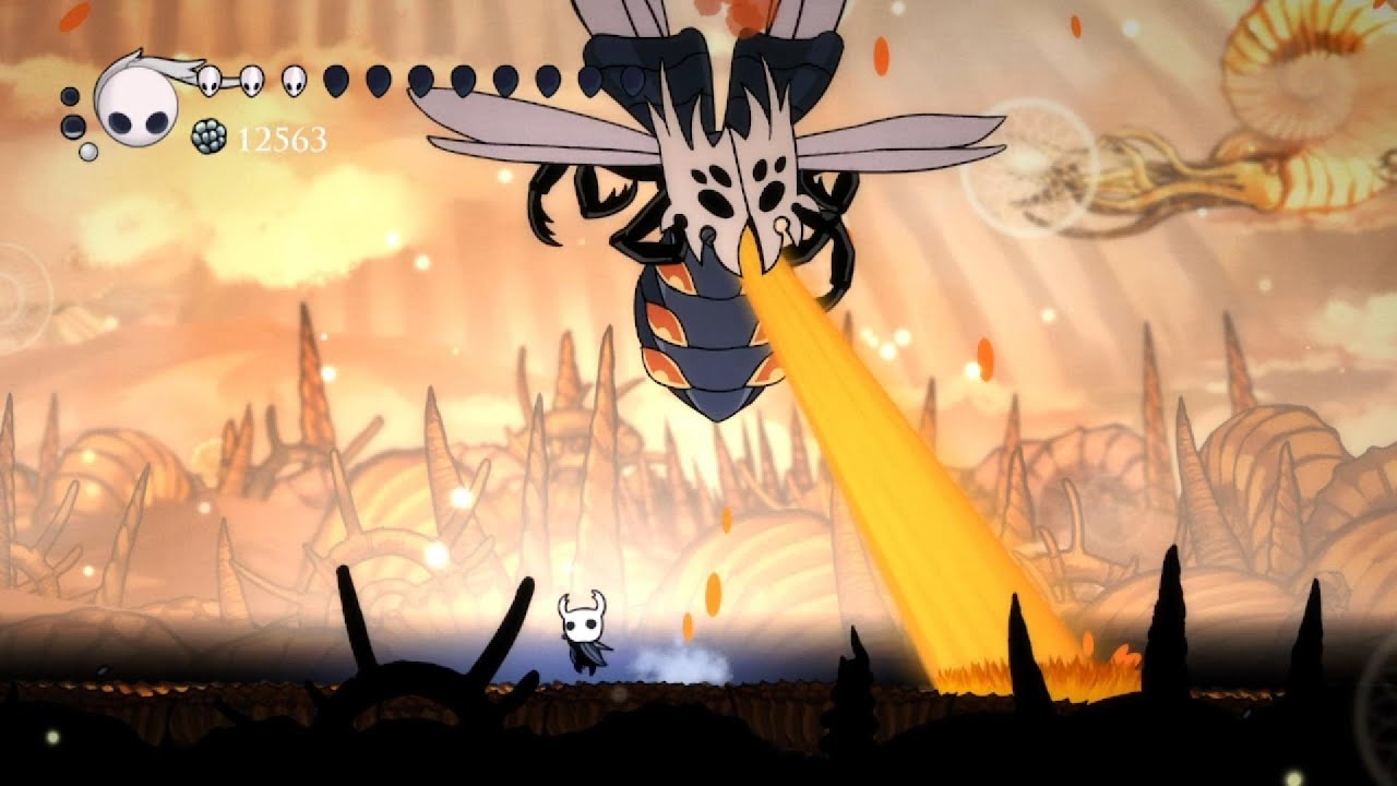 Ancient aspid boss fight - Hollow Knight mod - YouTube